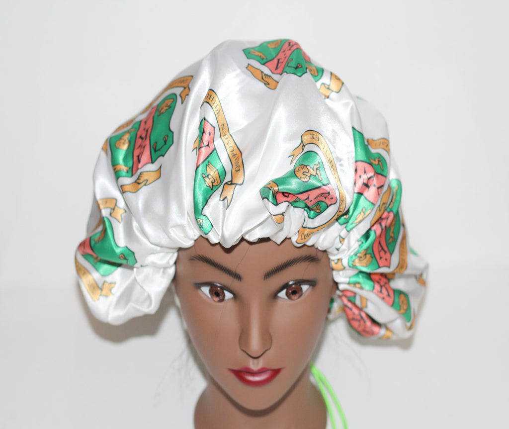 Alpha Kappa Alpha Sorority Adjustable Satin Bonnet (Adult) – GroundUp Glam