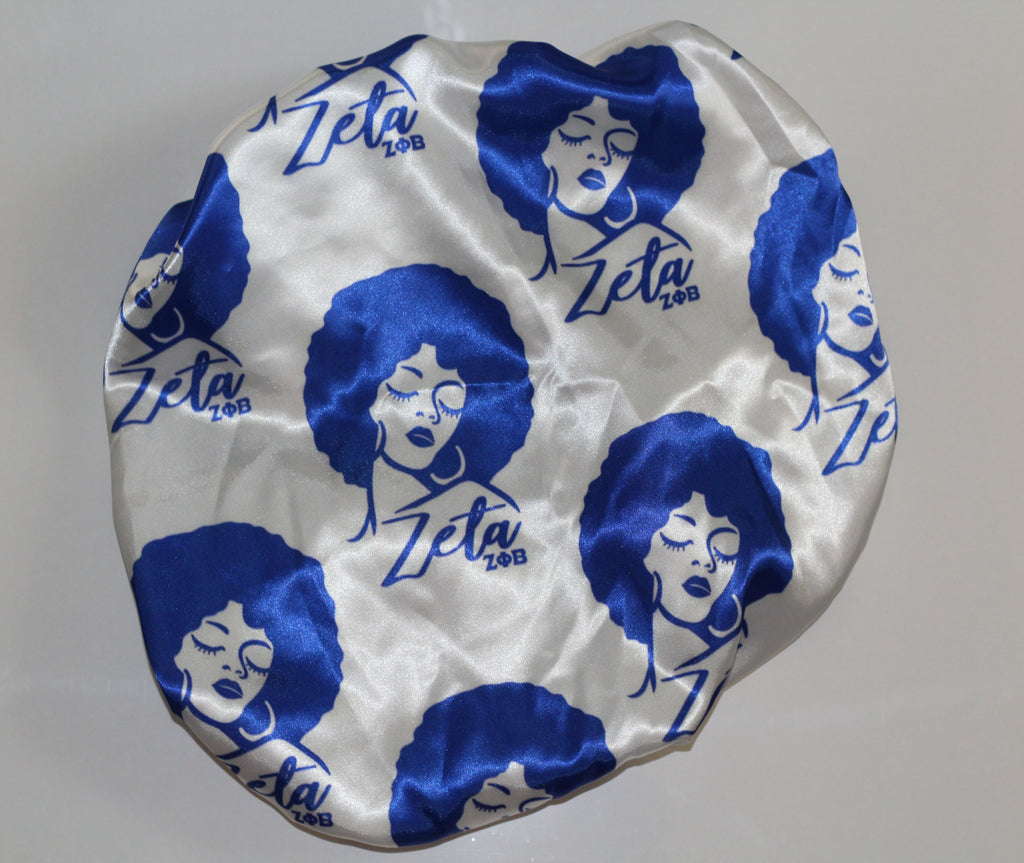 Zeta Phi Beta Sorority Adjustable Satin Bonnet (Adult) – GroundUp Glam